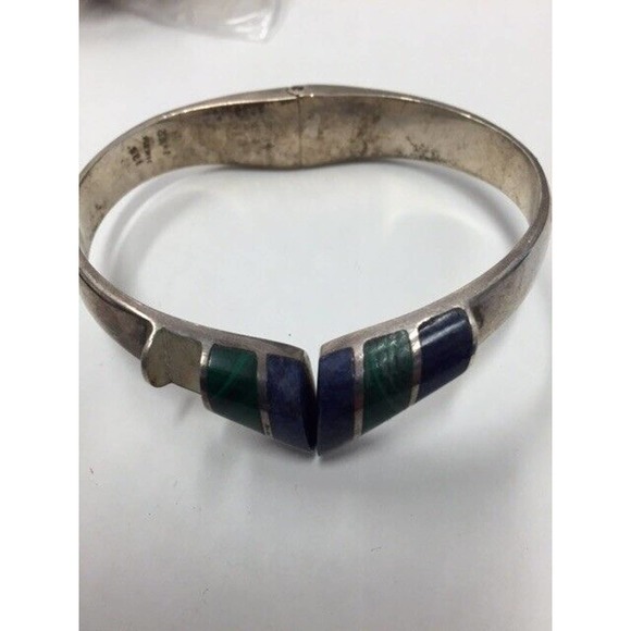 Unbranded | Jewelry | Vintage Sterling Silver 925 Hinge Bracelet With ...